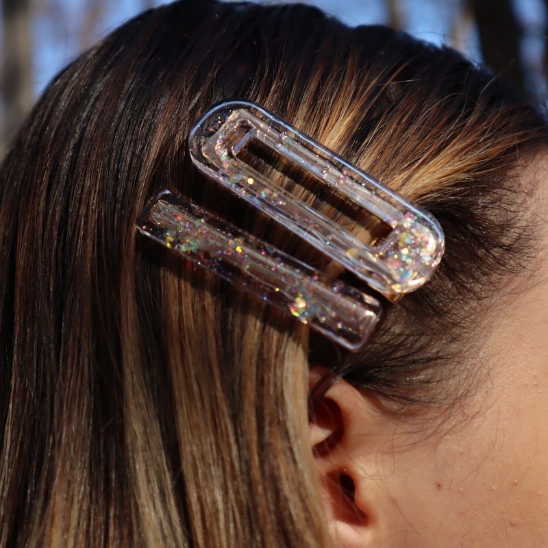 Resin Hair Clip - Etsy