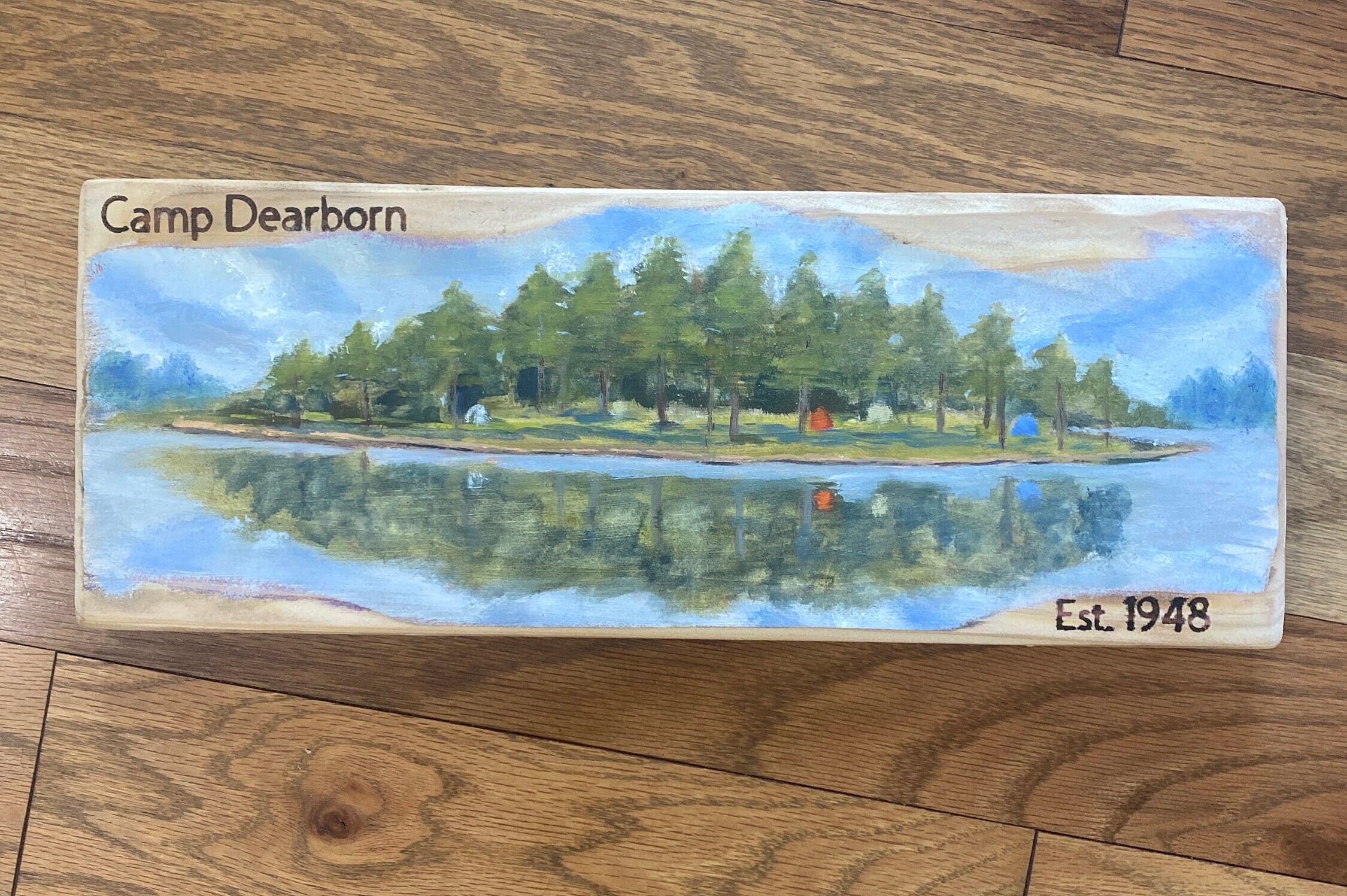 Camp Dearborn Sign - Etsy