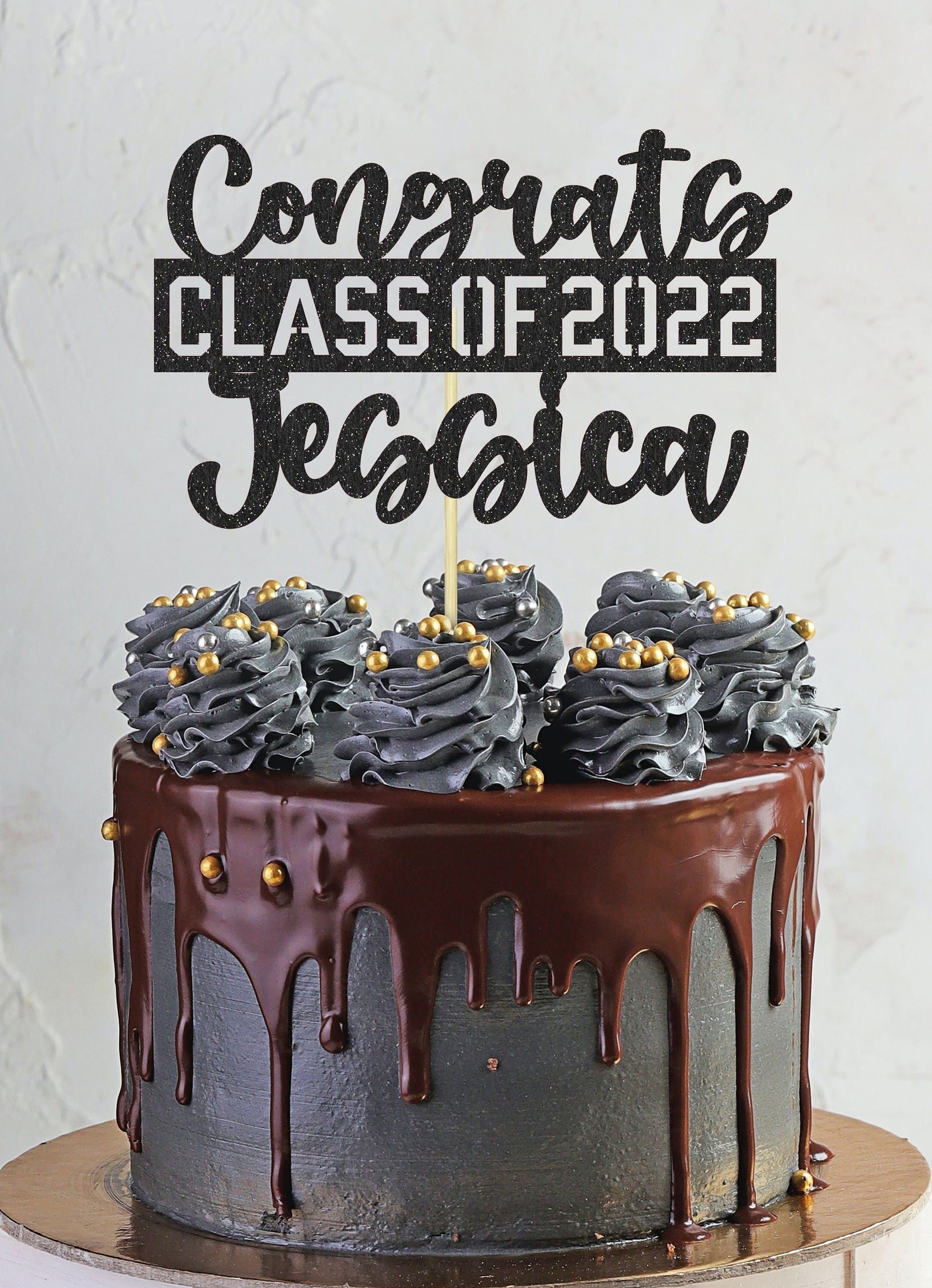 Class of 2022 Cake Topper 2022 Graduation Cake Topper | Etsy