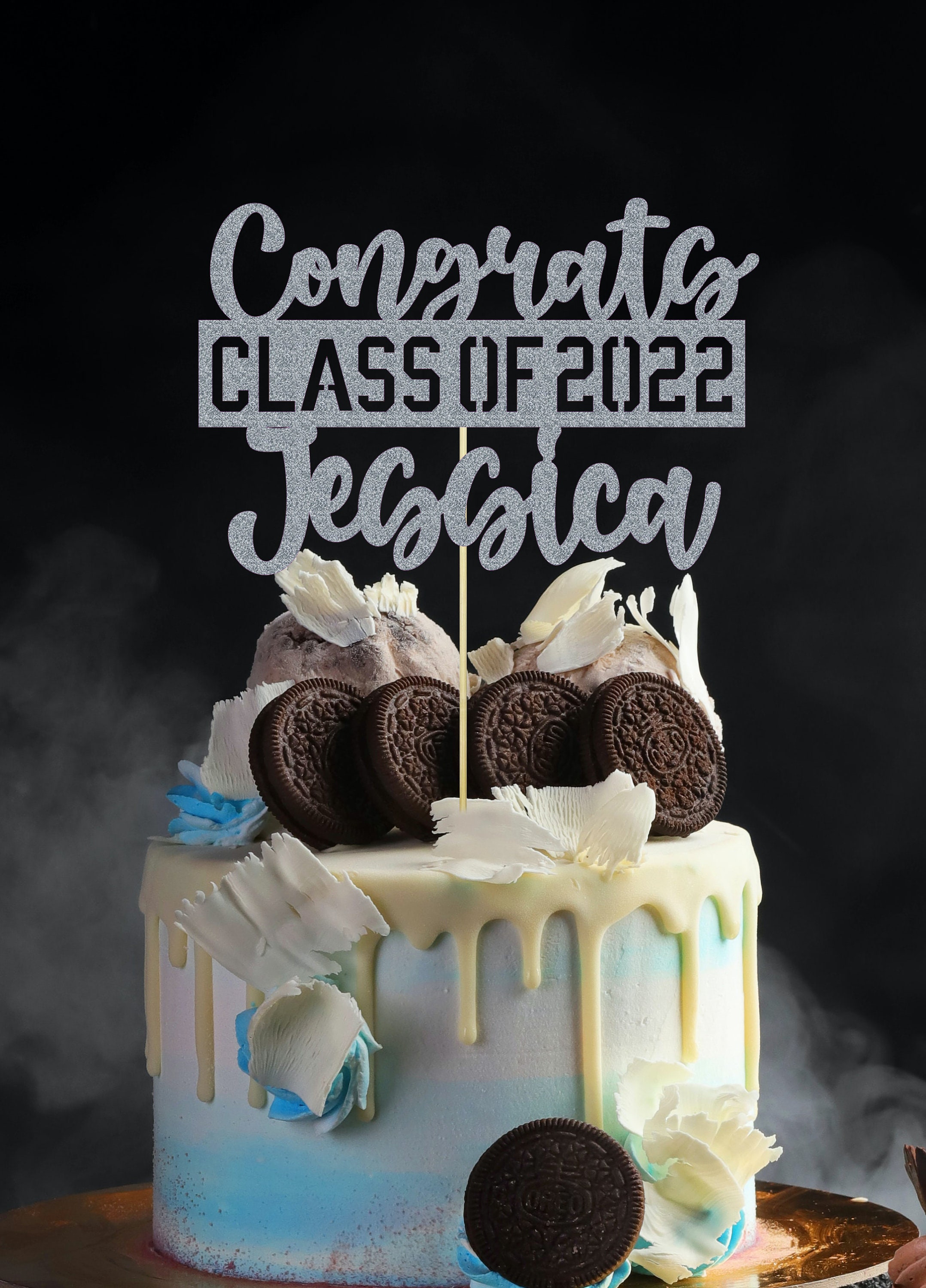 Class of 2022 Cake Topper 2022 Graduation Cake Topper | Etsy