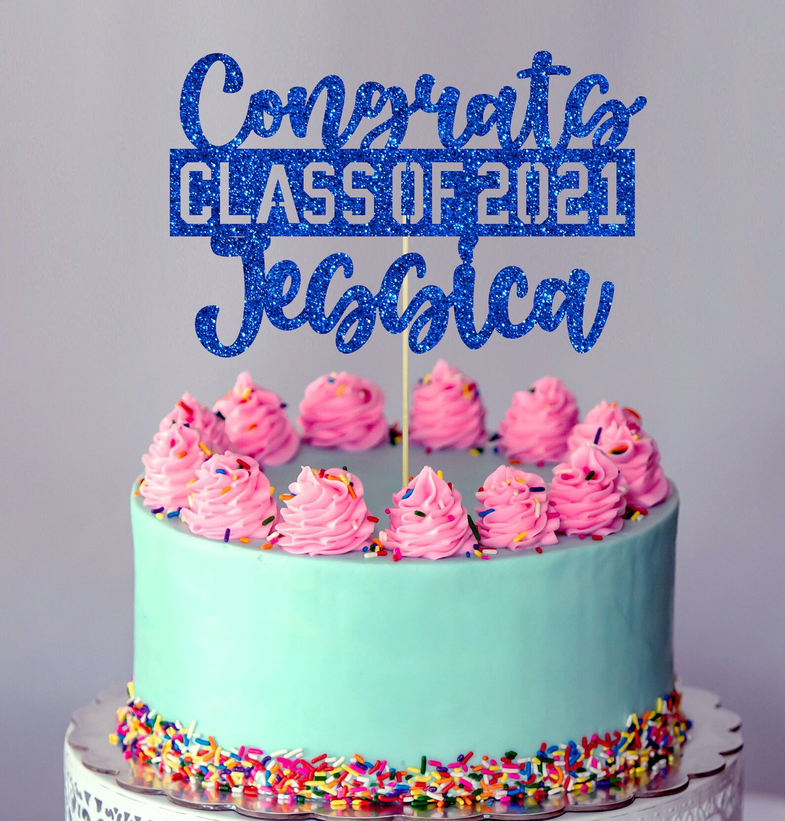 Class of 2022 Cake Topper 2022 Graduation Cake Topper | Etsy