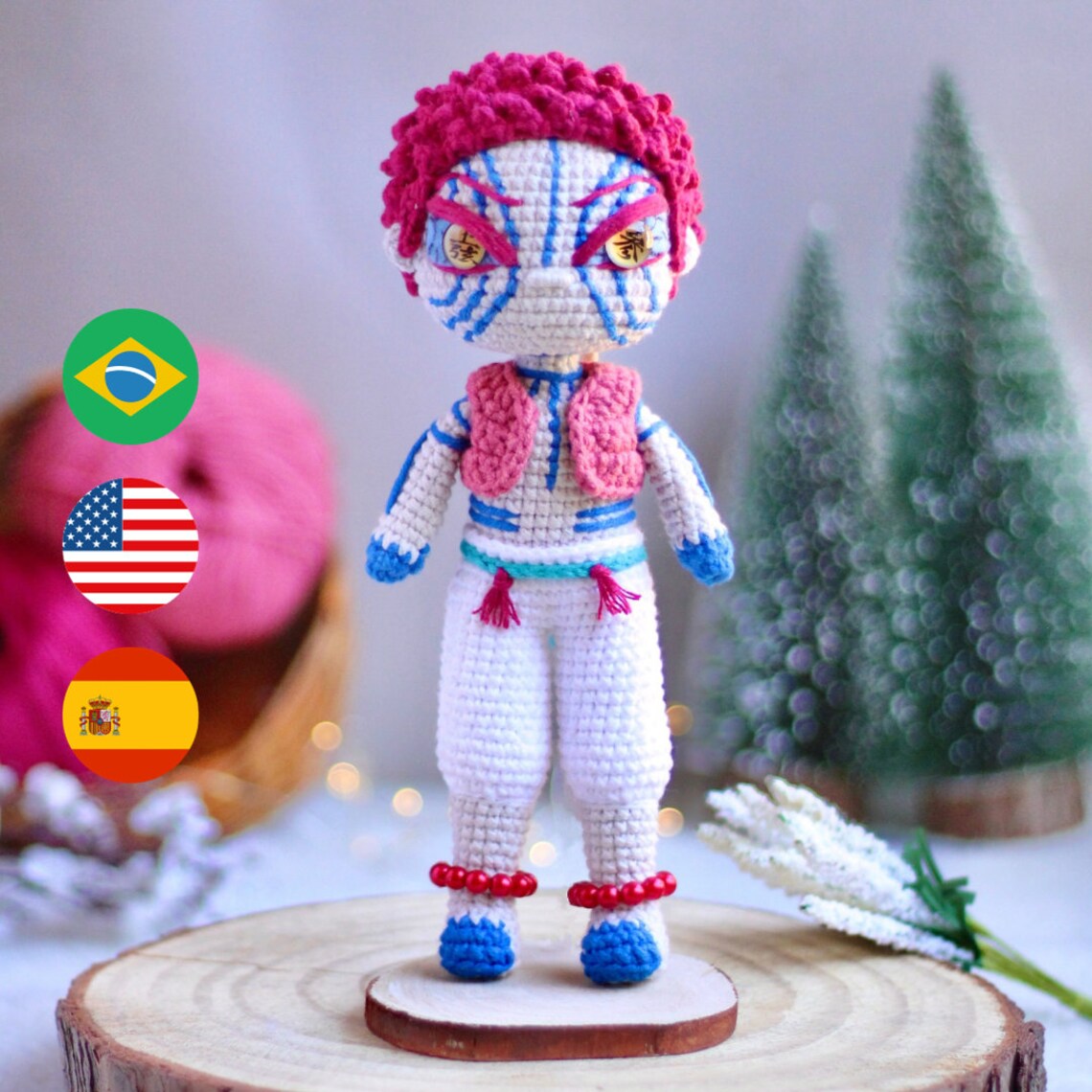 Akaza Amigurumi PDF Pattern - Etsy