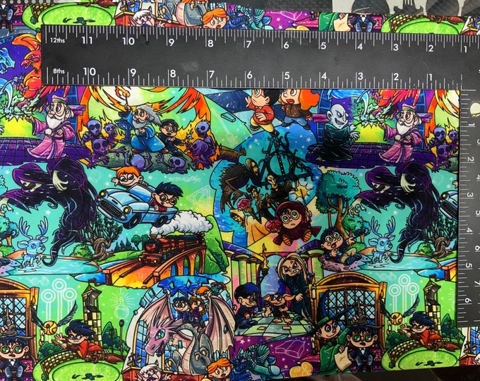 Harry Potter Riddikulus Mask Tumbler Cut Cotton Lycra Fabric - Etsy