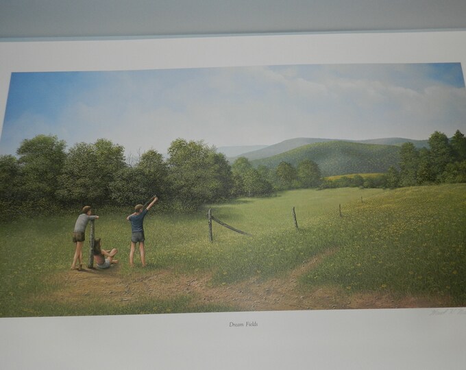 Dream Fields by Ward H. Nichols. Hand Signed and Numbered Limited ...