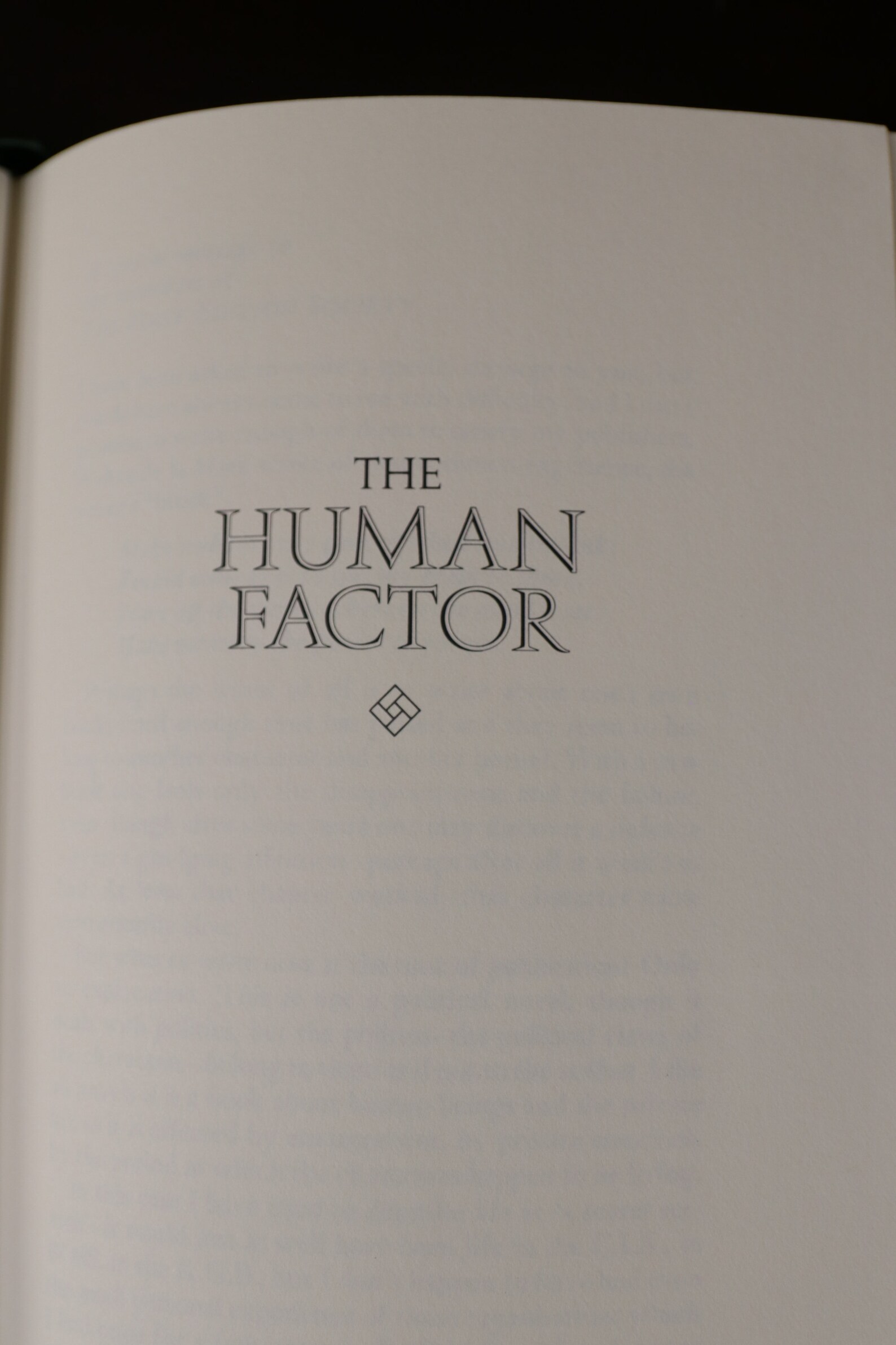 The Human Factor, Graham Greene, Franklin Library, Leather Bound, Gold ...