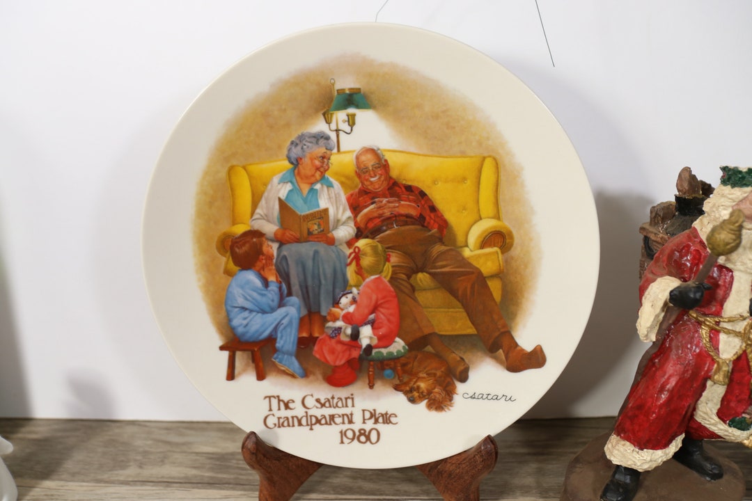 Csatari "bedtime Story" Collector Plate, Grandparent Series by Knowles ...