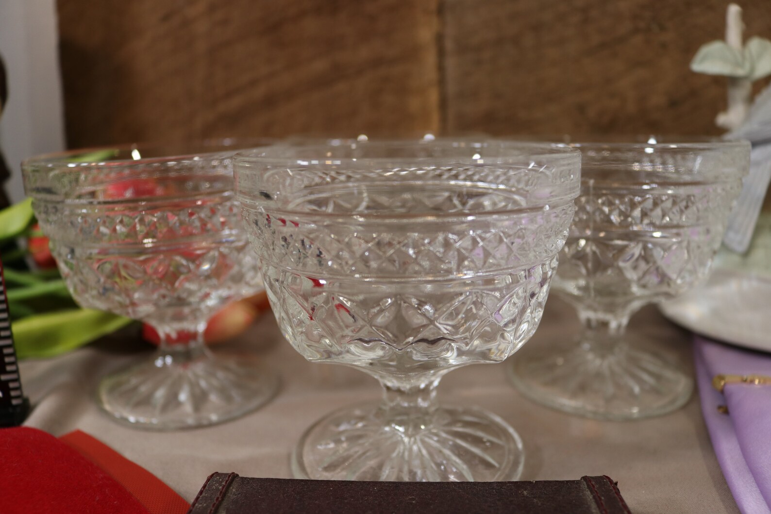 Set of 4 Wexford by Anchor Hocking Desert Dishes Beautifully | Etsy