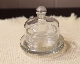 Princess House/heritage Collection/blown Glass/butter Dish - Etsy