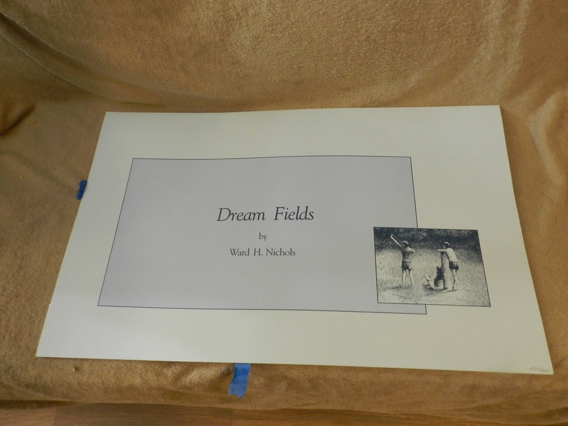 Dream Fields by Ward H. Nichols. Hand Signed and numbered | Etsy