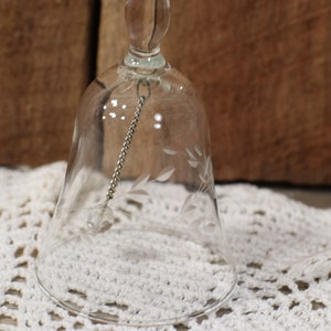 1984 - Princess House Inc - Handblown Crystal Bell - 6 Inches Tall - Etsy