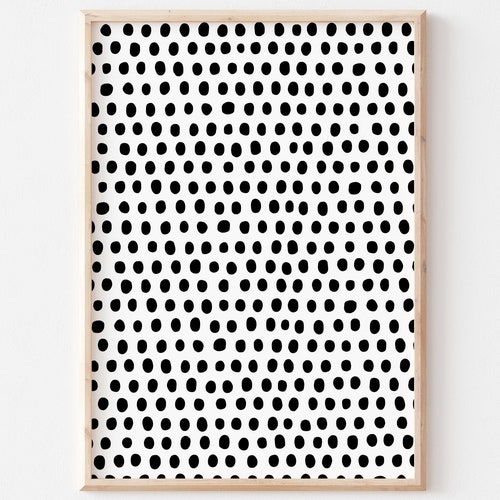Ink Dots Digital Wall Art Print Minimalist Abstract Printable - Etsy