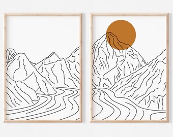 K2 Mountain Poster - Etsy