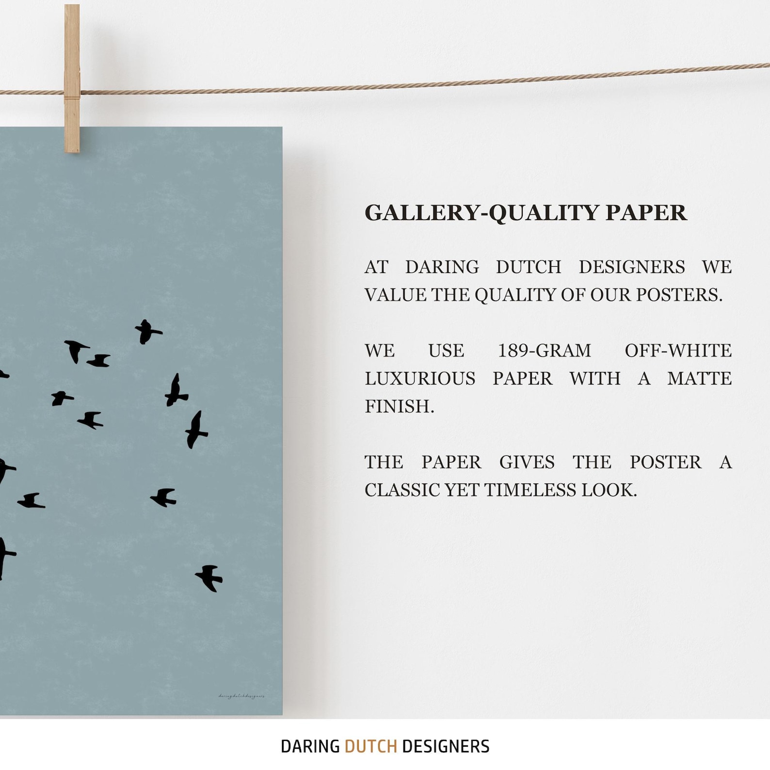 Japandi Triptych Wall Art Flock of Birds Full Moon, 3-piece Minimalist ...