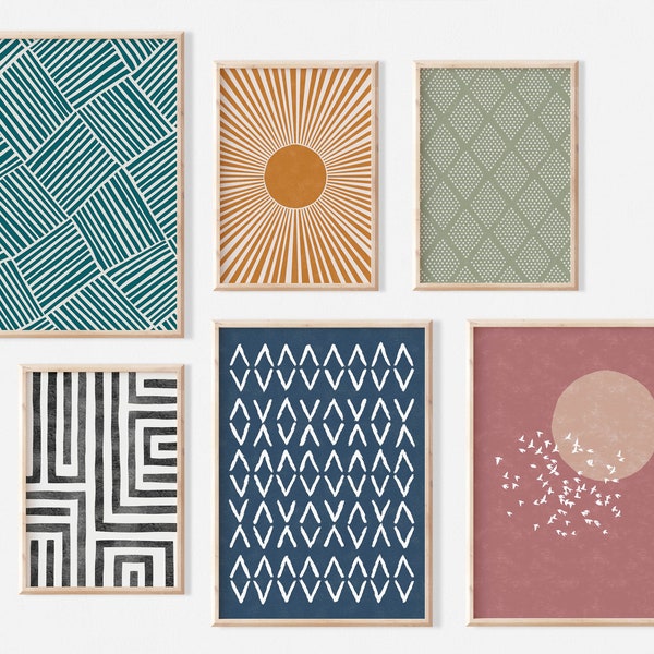 Color Block Art - Etsy