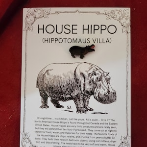 Quirky House Hippo Figurine - A Unique Gift for the Hippo Lover in Your ...