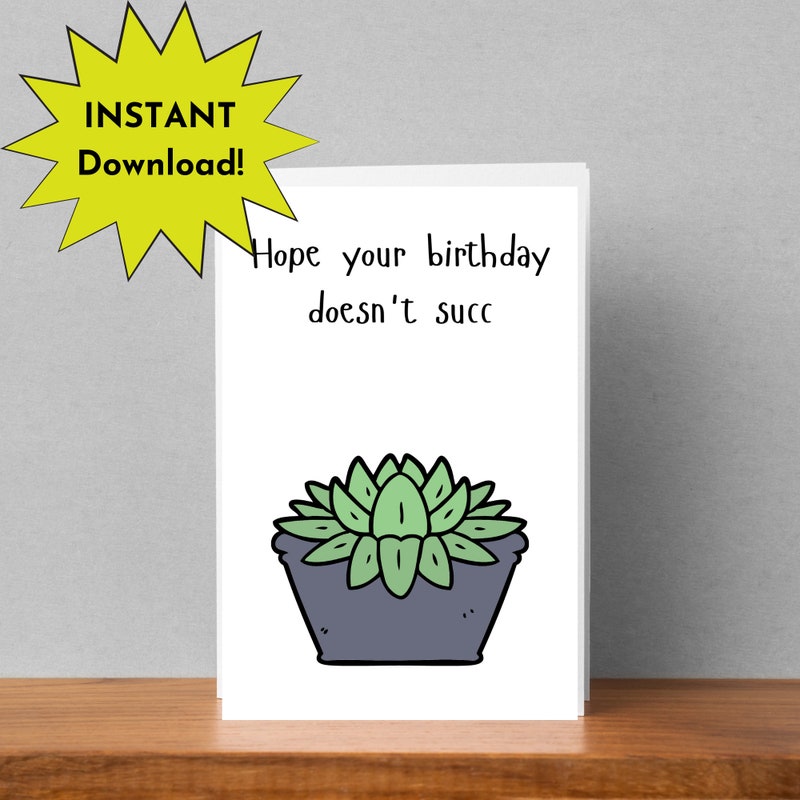 Punny Birthday Card - Etsy