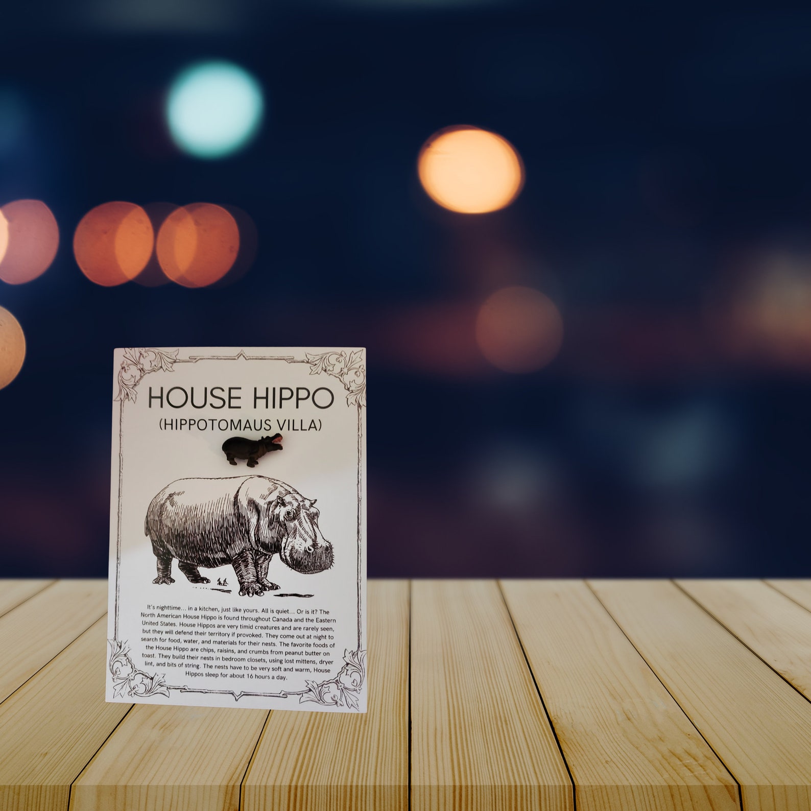 Quirky House Hippo Figurine - A Unique Gift for the Hippo Lover in Your ...