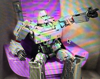 Transformers Megatron Galvatron Throne Chair for War for Cybertron 3d ...