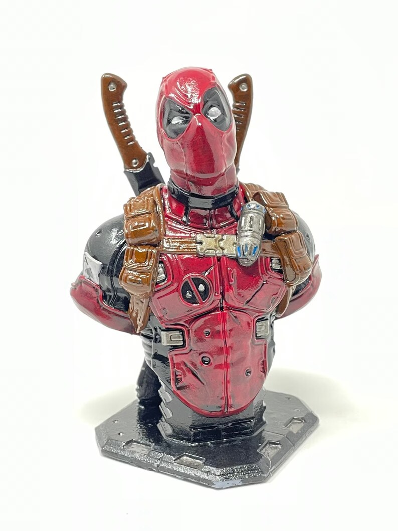 Deadpool Bust 3D STL File 3D Design 3D Printer Deadpool 3d STL - Etsy
