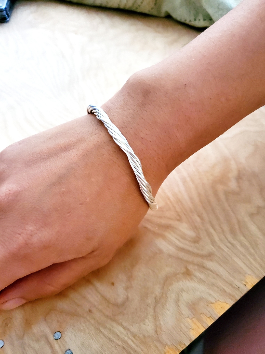 Fine Silver .999 Torc Bracelet Arthritis Pain Relief & EMF Defender - Etsy