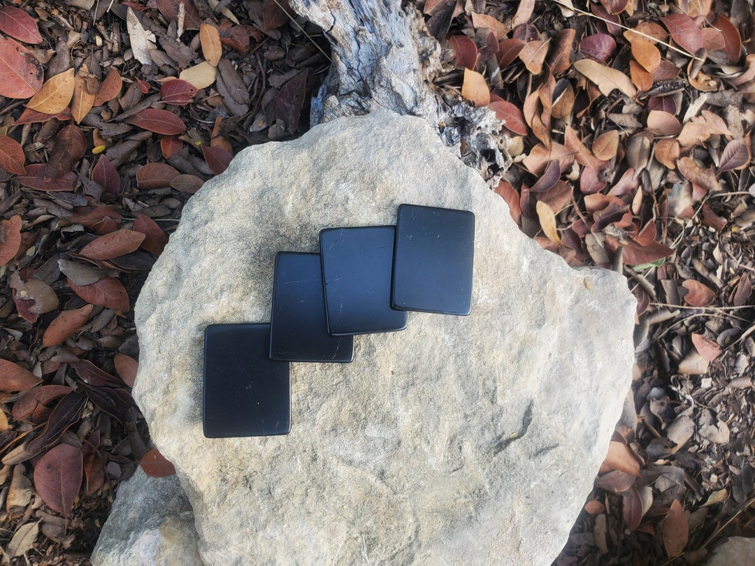 Pure Shungite Square Cellphone EMF Stickers - Etsy