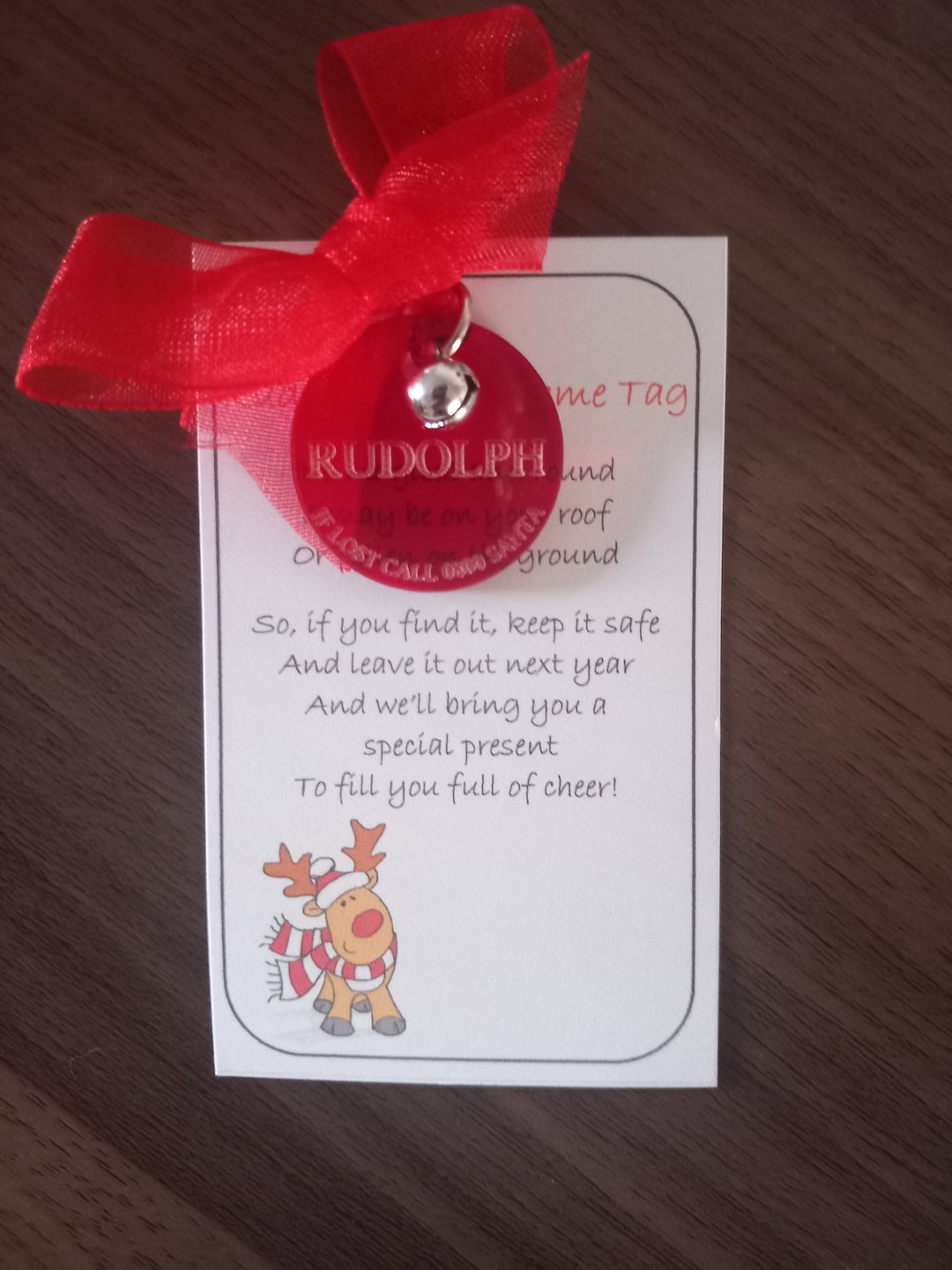 Rudolphs Lost Name Tag Christmas Eve Box Filler Christmas Eve Gift ...