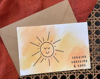 Sending Sunshine Greeting Cards - Etsy