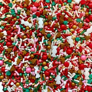 Gingerbread Lane Edible Sprinkle Mix, Cake Sprinkles, Cupcake Sprinkles ...