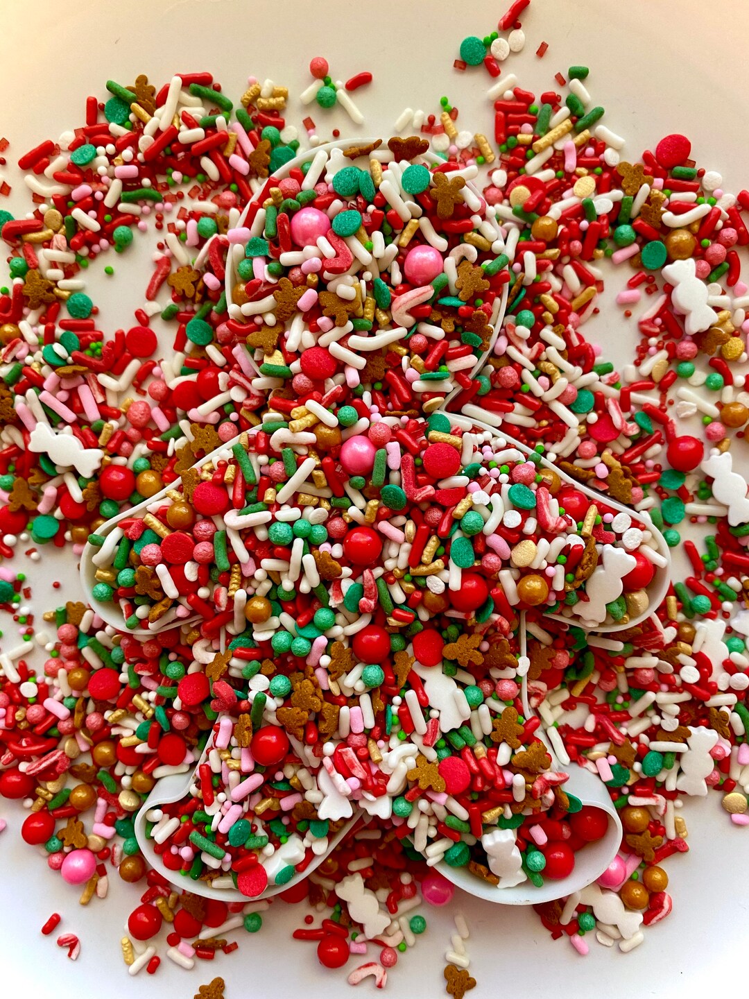 Gingerbread Lane Edible Sprinkle Mix, Cake Sprinkles, Cupcake Sprinkles ...