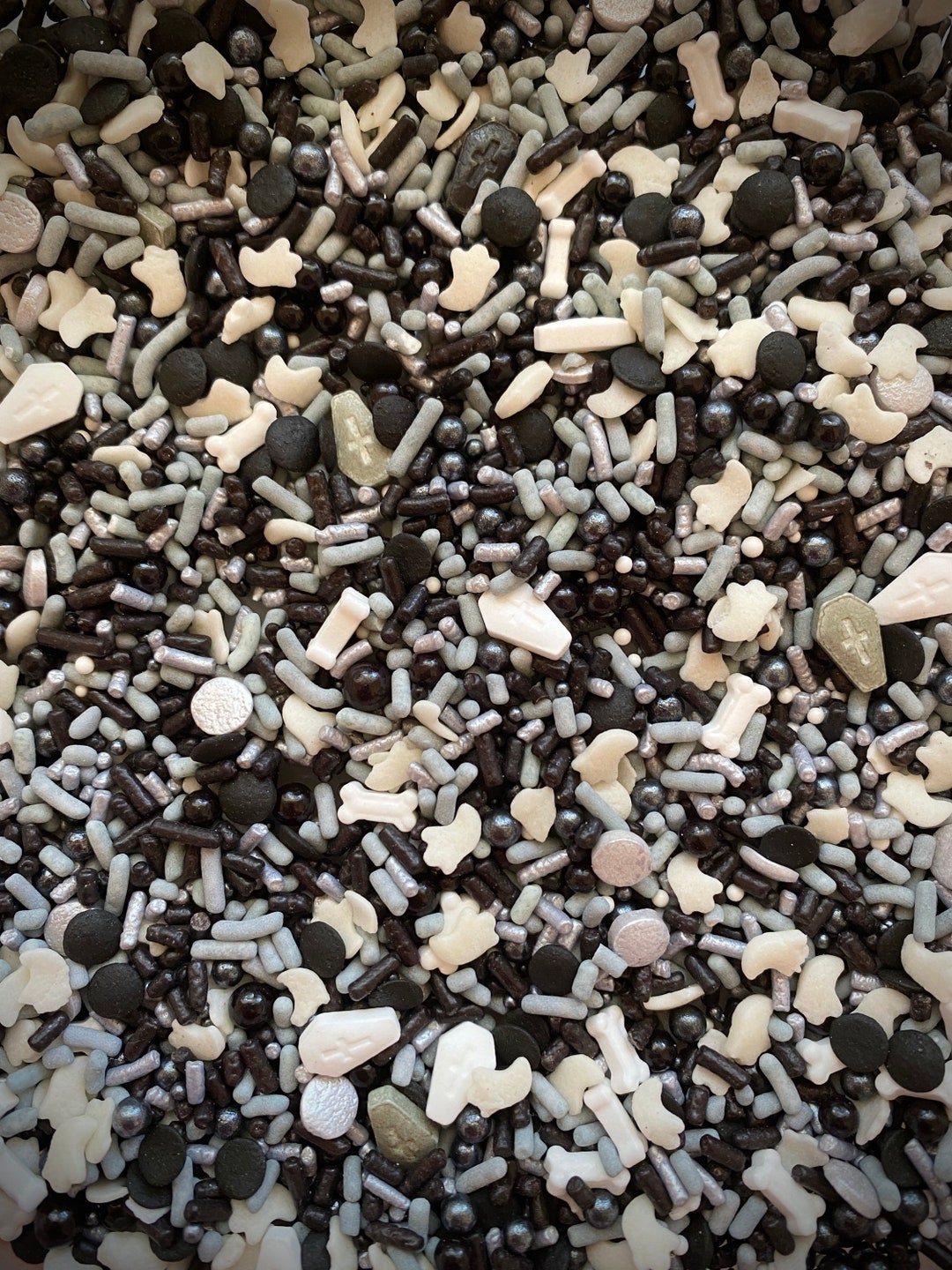 Ghostly Graveyard Edible Sprinkle Mix, Halloween Sprinkles, Cupcake ...