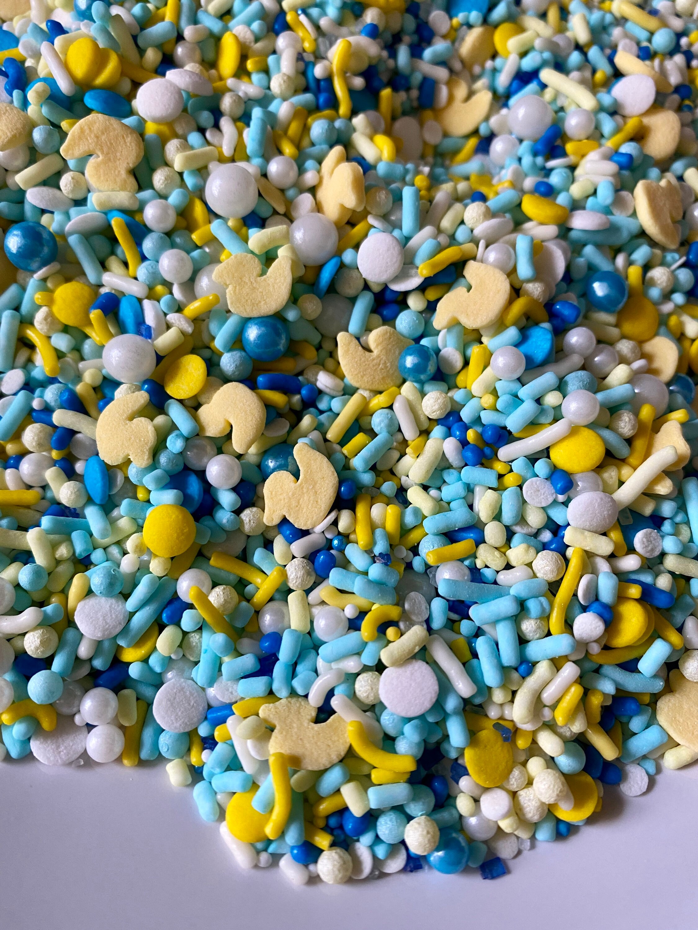 Rubber Ducky Edible Sprinkle Mix Cake Sprinkles Baby Shower - Etsy
