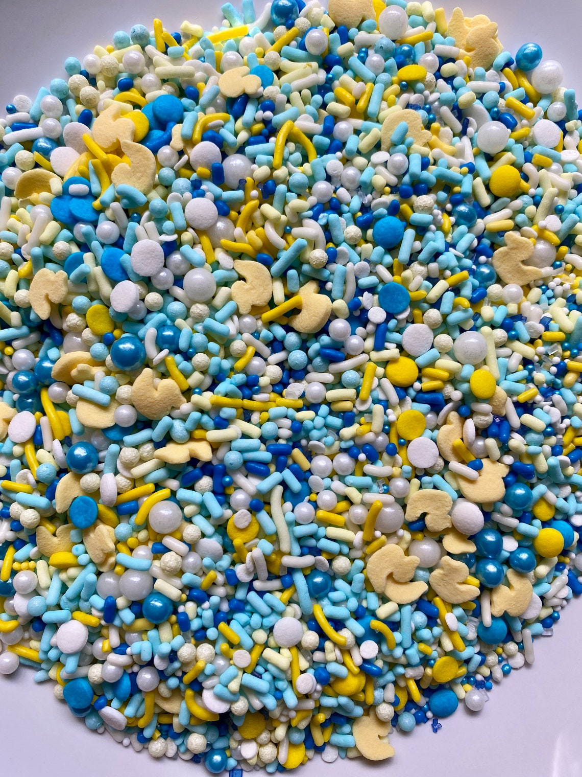 Rubber Ducky Edible Sprinkle Mix Cake Sprinkles Baby Shower - Etsy
