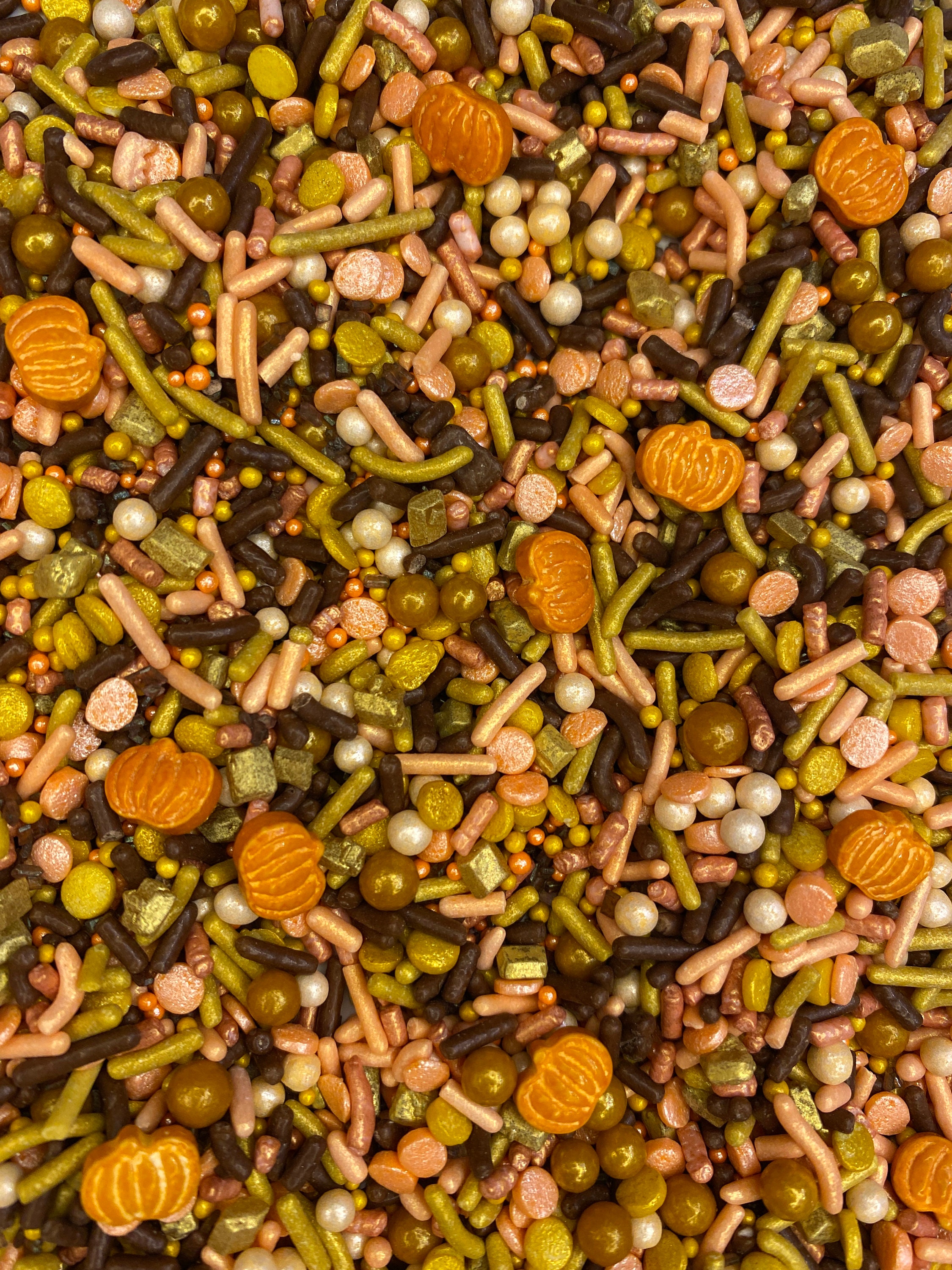 Autumn Gold Edible Sprinkle Mix Autumn Sprinkles Cake - Etsy