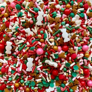 Gingerbread Lane Edible Sprinkle Mix, Cake Sprinkles, Cupcake Sprinkles ...