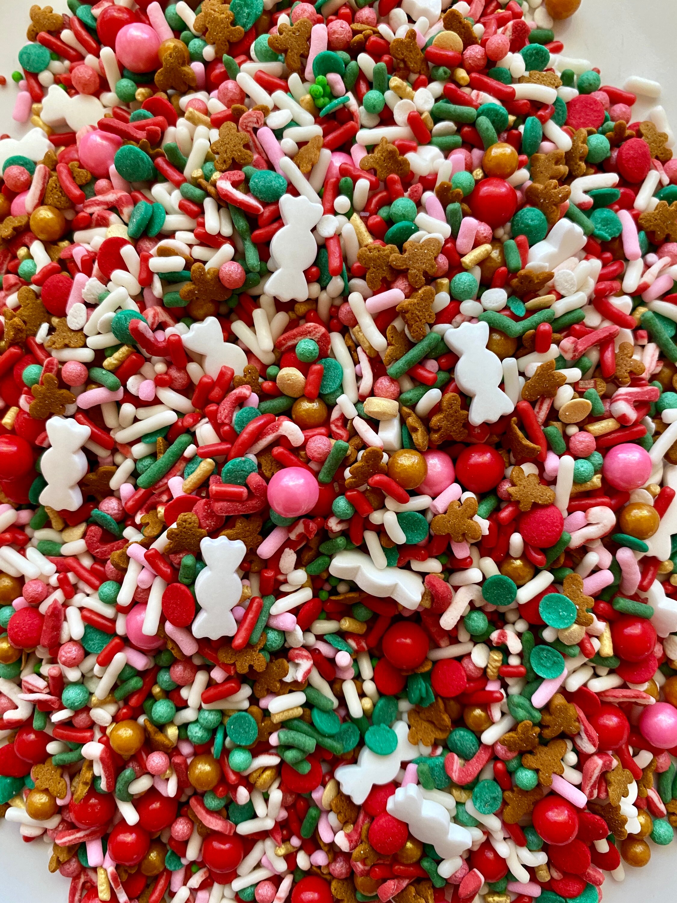 Gingerbread Lane Edible Sprinkle Mix Cake Sprinkles Cupcake - Etsy