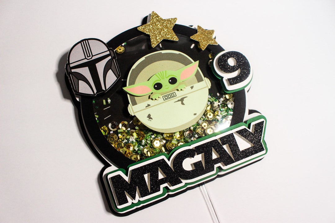 Space Alien Caketopper| Caketopper Shaker | Light up Cake Topper | Baby ...