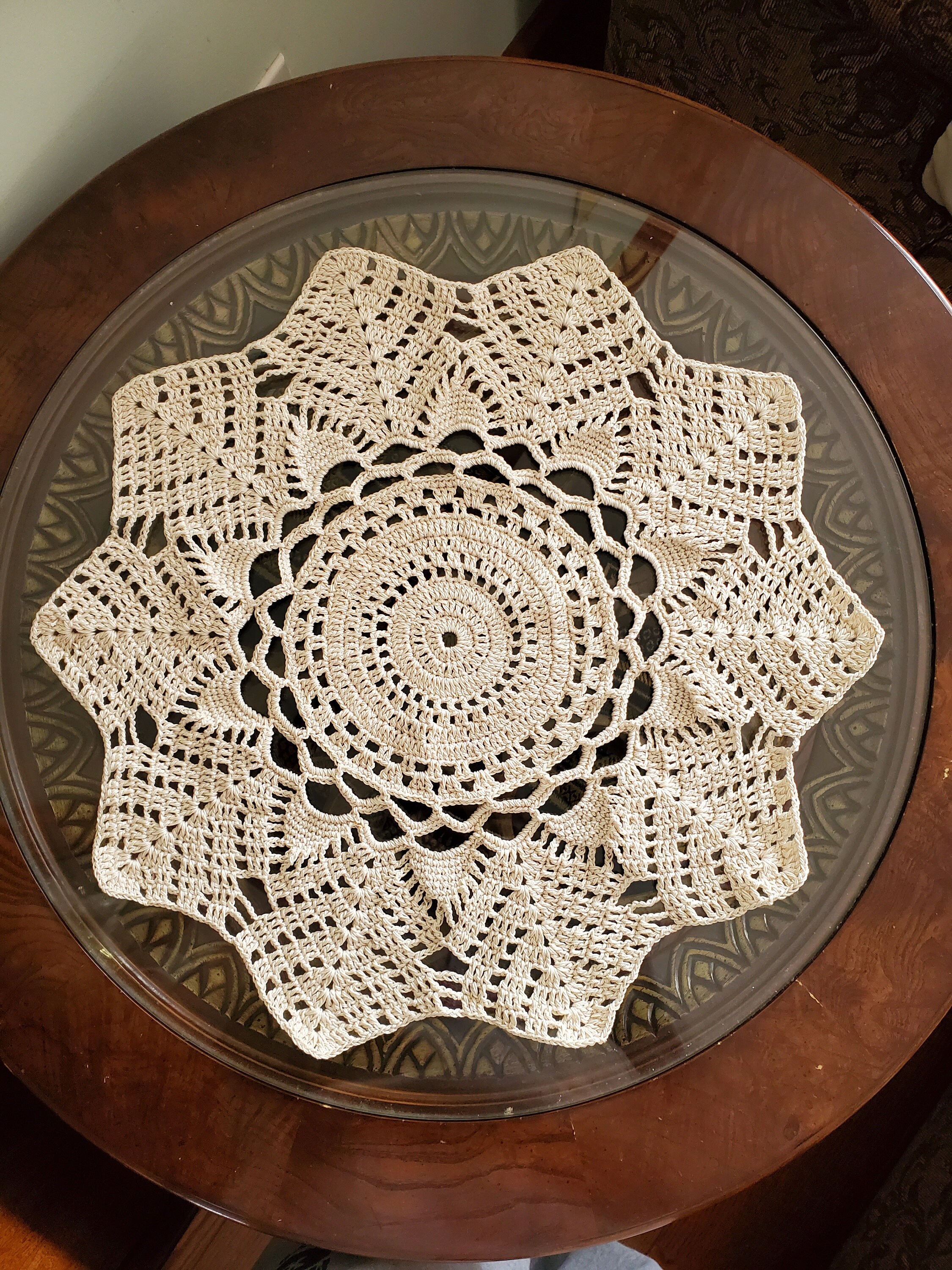 Handmade Crochet Table Centerpiece - Etsy UK