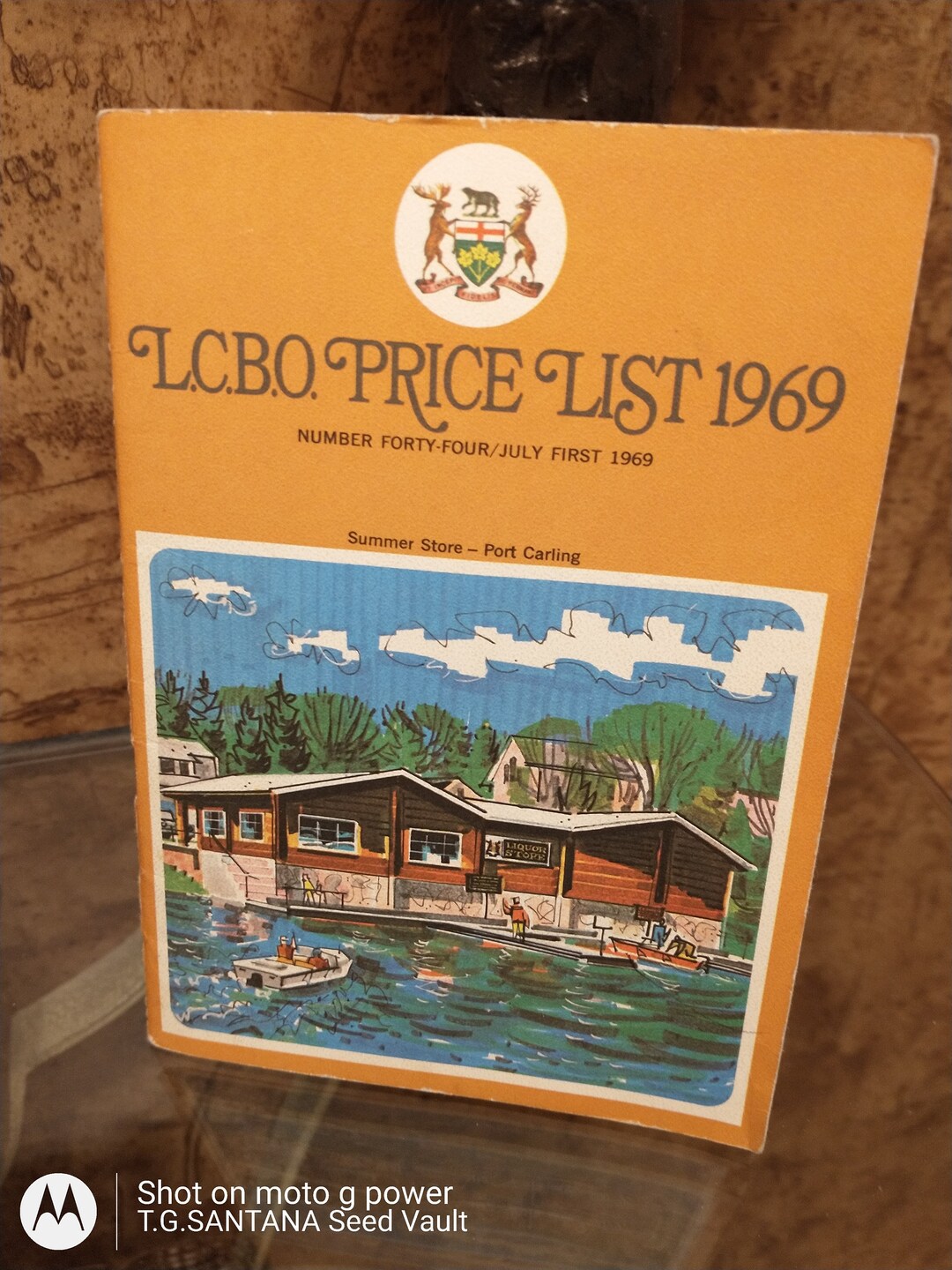 Very Rare 1969 LCBO Price List Book Canada Highly Collectable Free ...