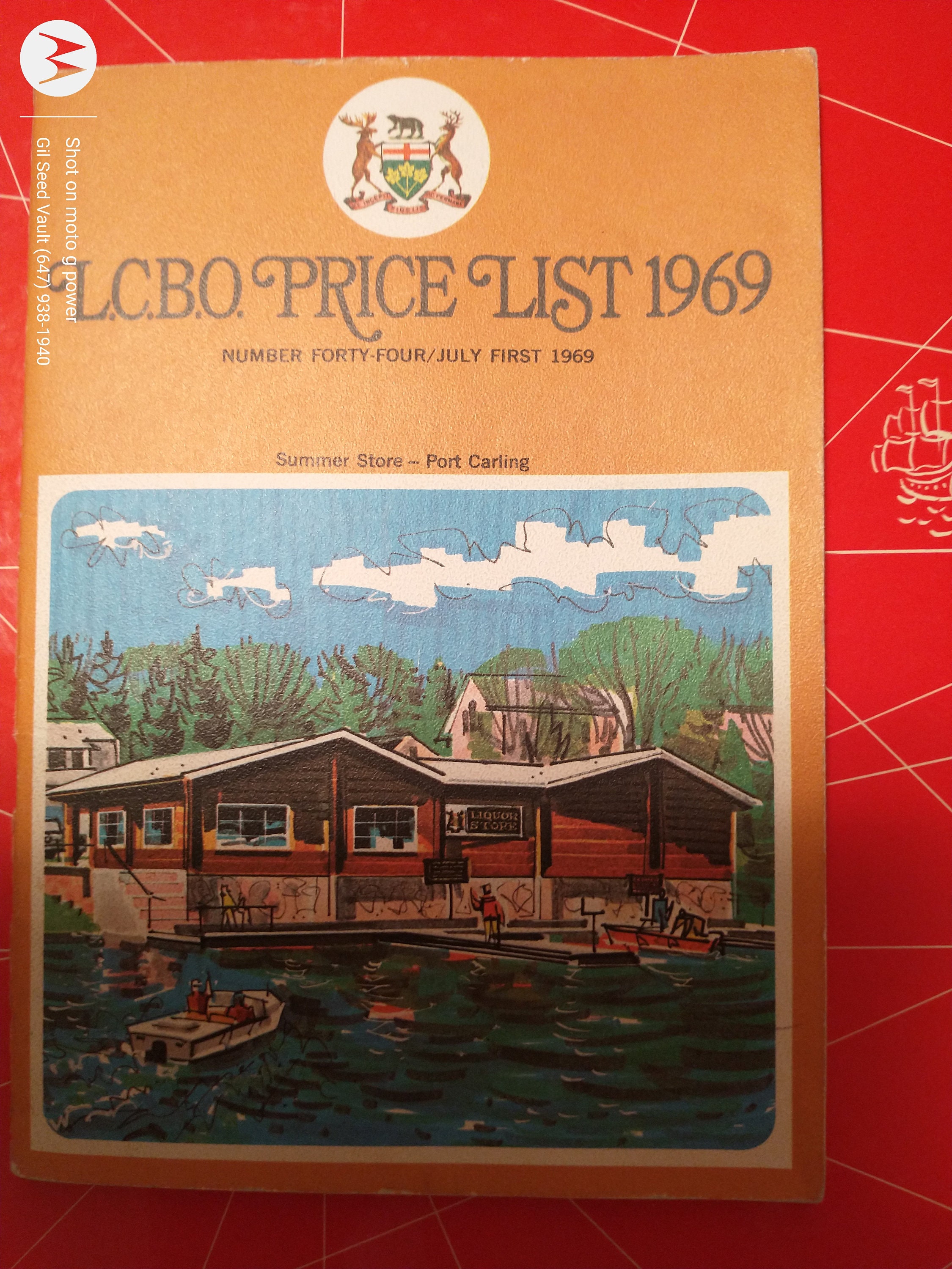 Very Rare 1969 LCBO Price List Book Canada Highly Collectable Free ...