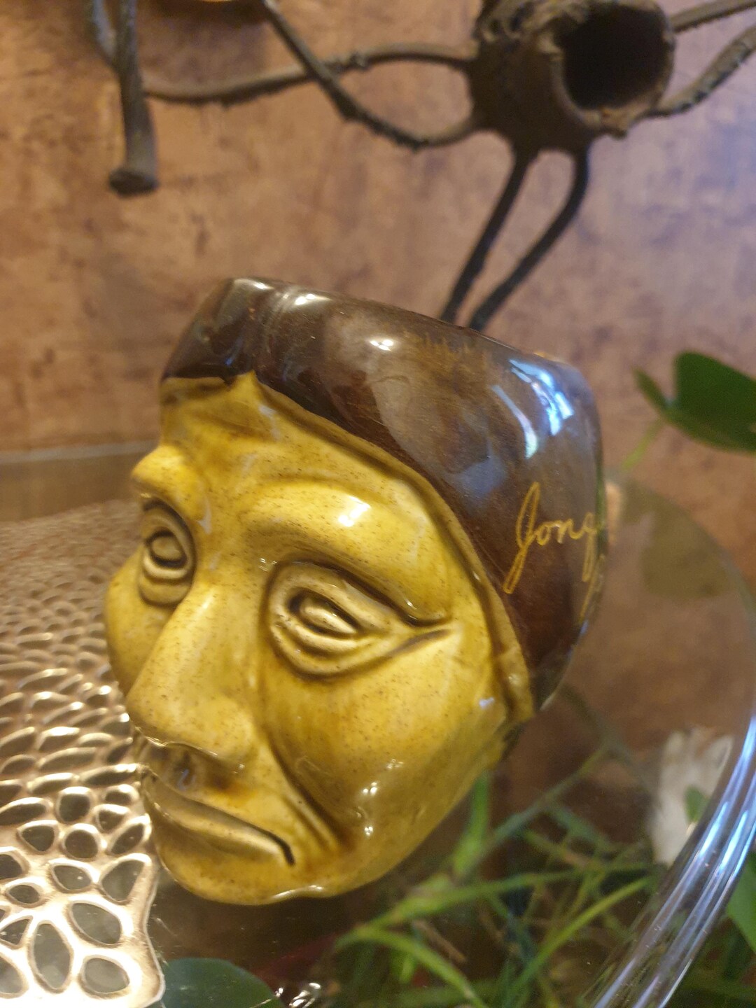 Vintage Ethnic Vase From Odd Mysterious Weird Estate Hand Painted - Etsy