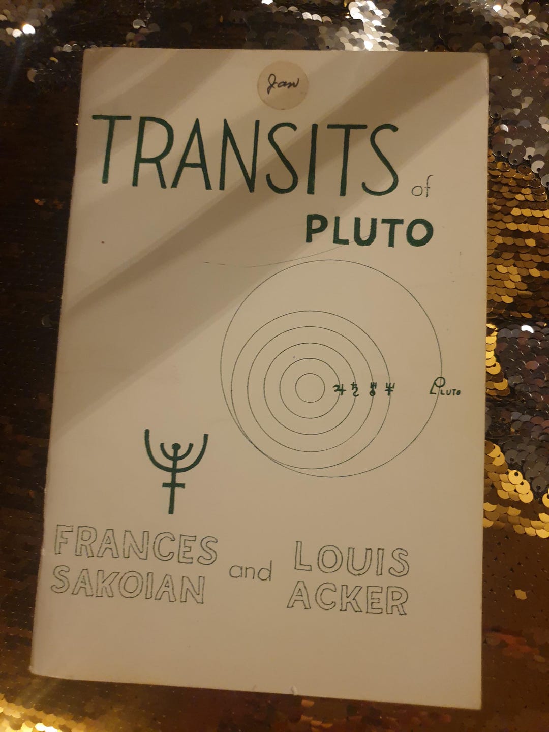 Super Rare Book Transits of Pluto by Frances Sakoian and Louis S. Acker ...