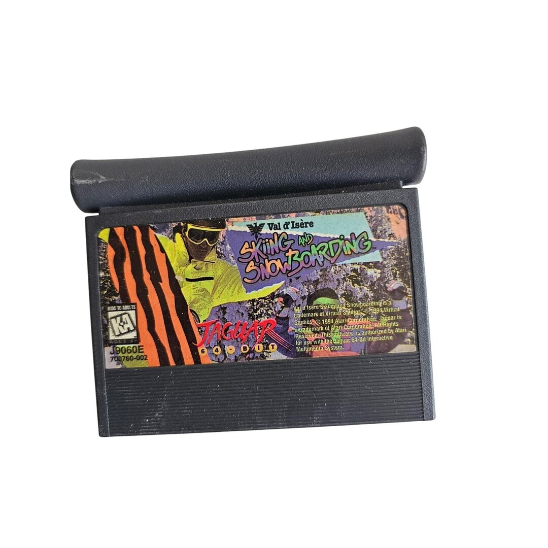 1994 Atari Jaguar Val D'isere Skiing & Snowboarding Video Game ...