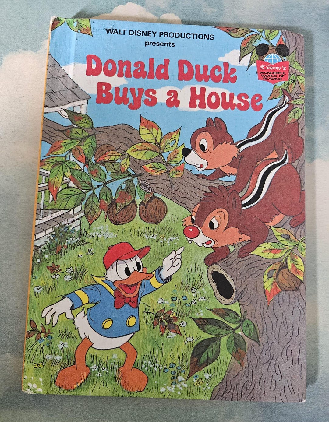 Vintage 1986 Donald Duck Buys a House Book Club Edition Disney's ...