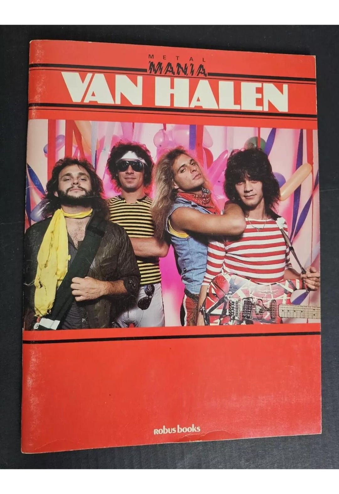 Van Halen 1984 Metal Mania Photo Book - Vintage Collector Book ...