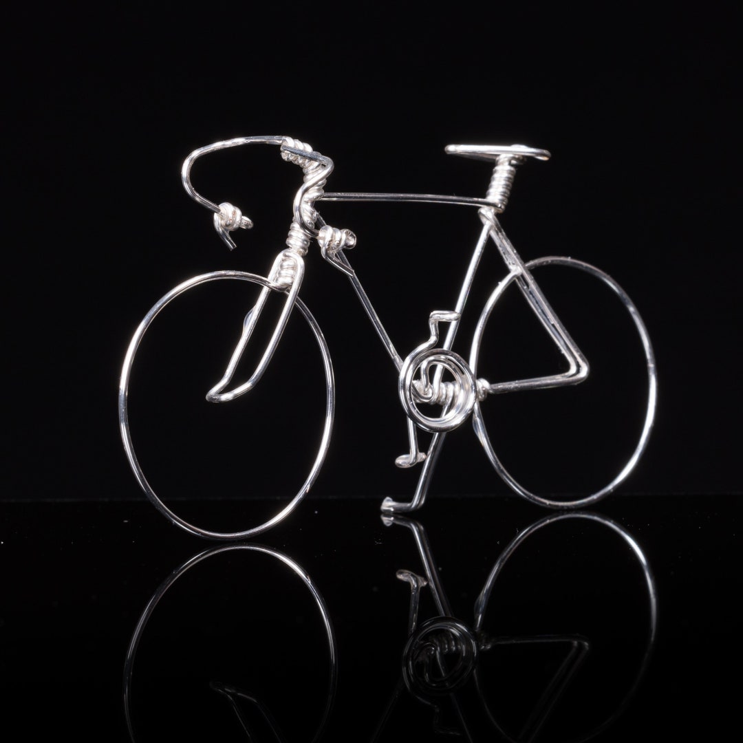 Hand-made Wire Bicycles Miniatures - Etsy