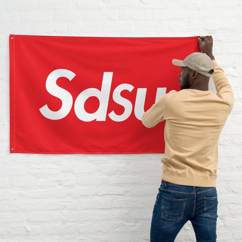 SDSU Suprme Flag - Etsy