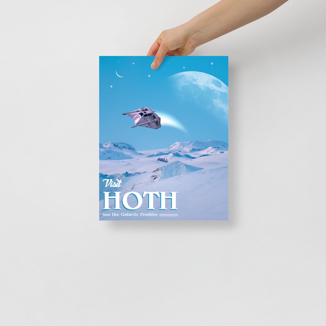 Visit Hoth - SW Poster - Etsy
