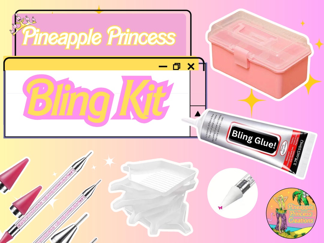 Pineapple Princess Bling Kit All the Tools You Need to Bedazzle Like Me ...