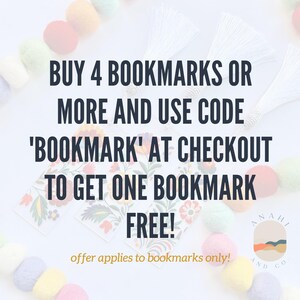 Mexican Embroidery Flowers Bookmark, Embroidery Gifts for Book Lovers ...