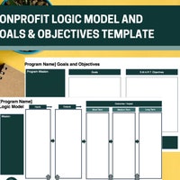 Nonprofit Program Logic Model for Grants Language Documentation - Etsy